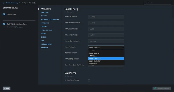 Manager | AMX Audio Video Control Systems | English (US)
