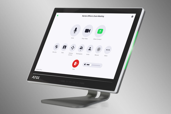 Scheduling Touch Panels | AMX Audio Video Control Systems | English