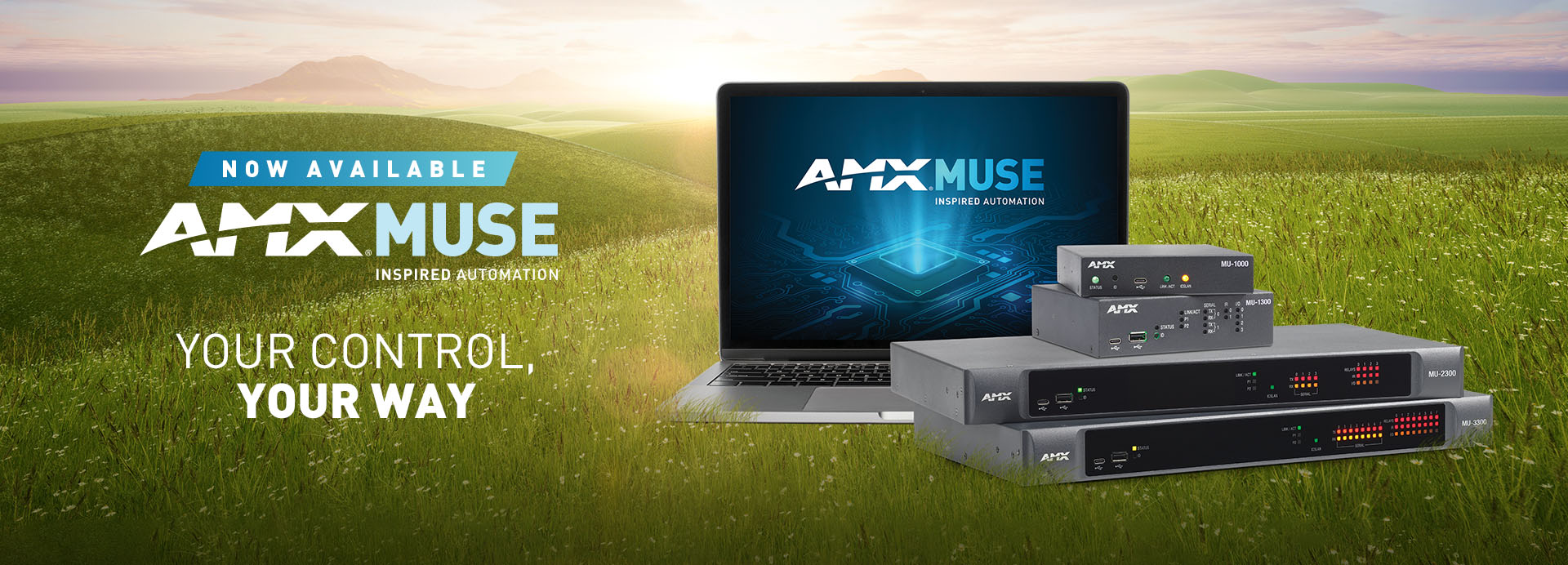 AMX Introduces AMX MUSE Automation Platform and Four New Controllers | AMX Audio Video Control ...