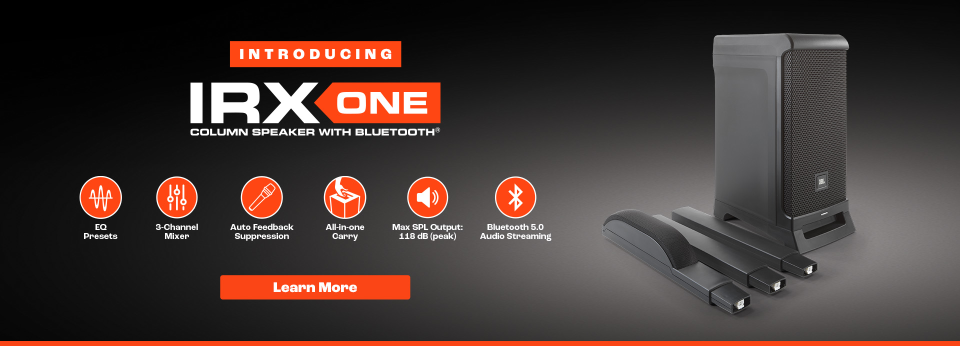 JBL Professional Introduces IRX ONE All-in-One Column PA | JBL ...