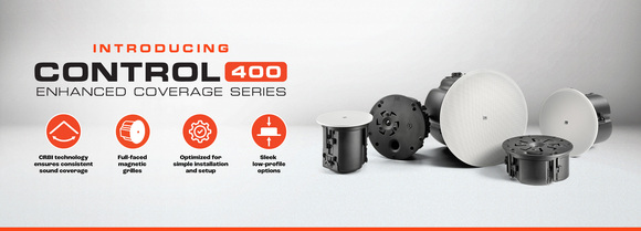 JBL Professional Introduces Control 400 Enhanced Coverage Series ...
