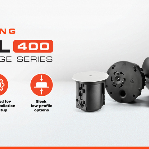 JBL Professional Introduces Control 400 Enhanced Coverage Series ...