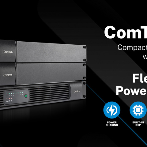Crown Introduces ComTech D Series Power Sharing Amplifiers with DSP and ...