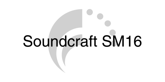 SM16 | Soundcraft - Professional Audio Mixers | 中文 (Chinese)