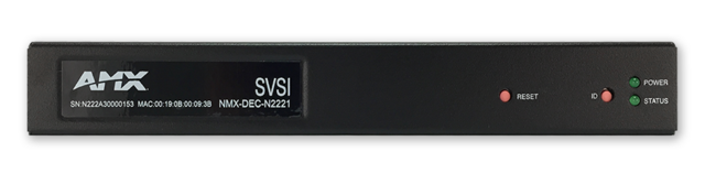 NMX-DEC-N2221 | AMX Audio Video Control Systems | English
