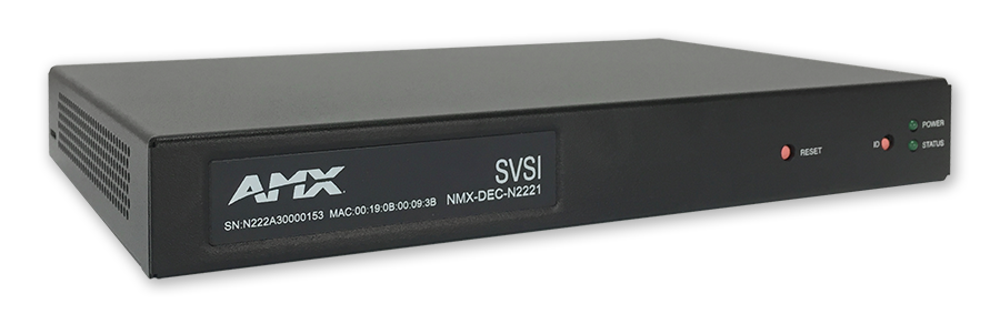 NMX-DEC-N2221 | AMX Audio Video Control Systems | English
