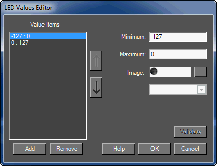 LED Values Editor